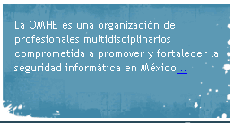 OMHE: Organización Mexicana de Háckers Éticos